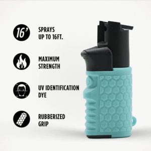 LIGHT EM UP – PEPPER SPRAY FLASHLIGHT COMBO WITH KEY RING